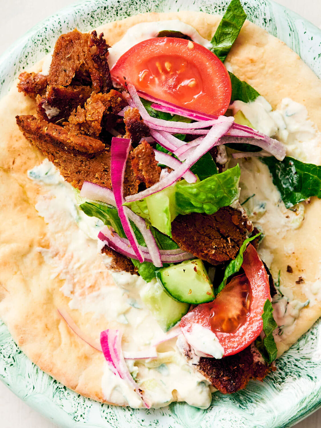 Vegan Gyros (Seitan) - Evergreen Kitchen