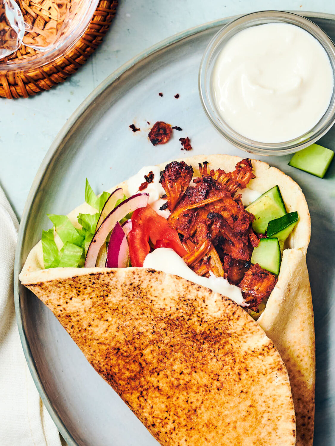 Shawarma Sauce (Tahini Yogurt Sauce) - Evergreen Kitchen
