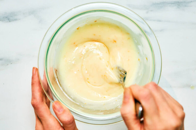 Easy Orange Icing (2 ingredients) - Evergreen Kitchen