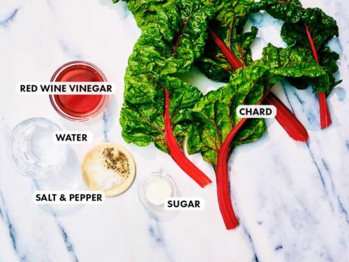Pickled Swiss Chard Stems - Evergreen Kitchen